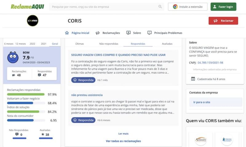 Coris seguro viagem: é bom? É confiável? Vale a pena?